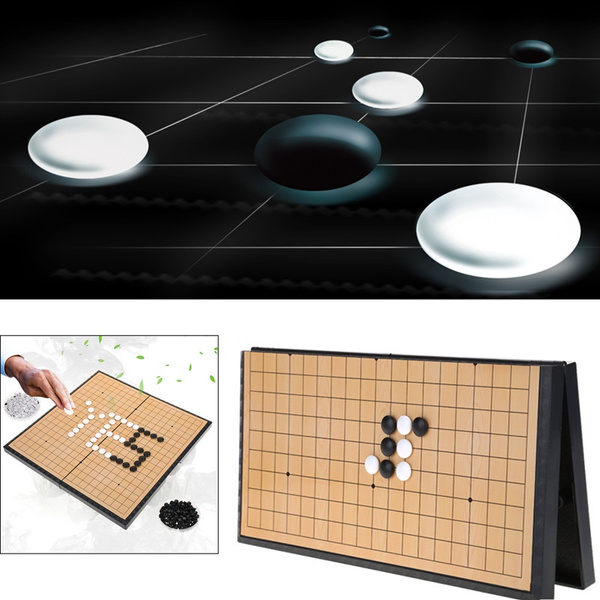 Go Game Set Magnetic Folding Board Weiqi Educational Games For Kids | Wish