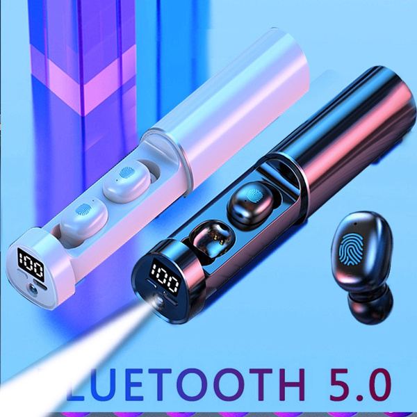 Touch Control TWS Wireless Bluetooth Headset Waterproof Sport Earphones ...