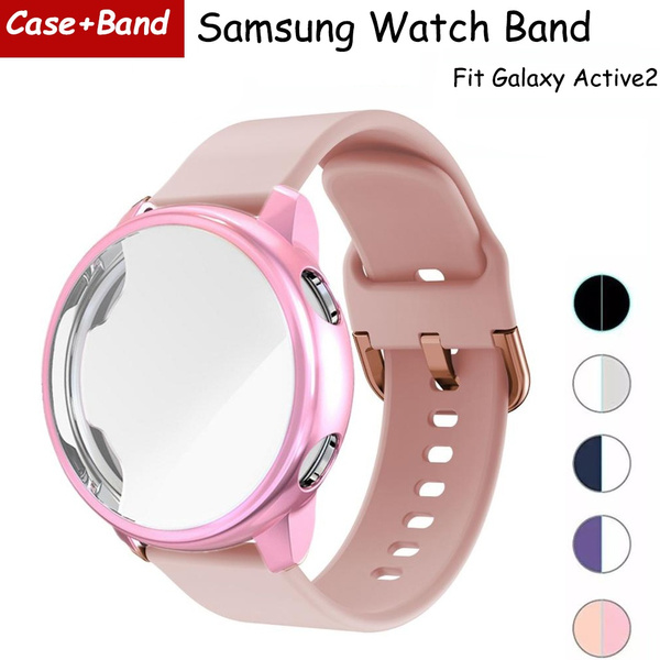 2021 New Silicone Strap+Case For Samsung Galaxy Watch Active 2 44mm ...