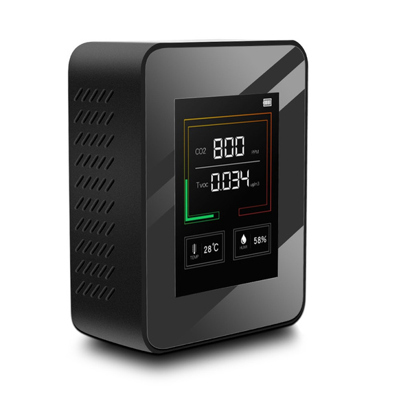 CO2 meter Dector monitor Air Quality Monitor CO2 TVOC Temperature ...