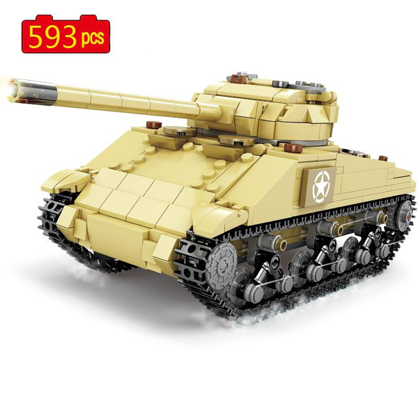 World War II Military Series WW2 Sherman Medium Main Battle Tank ...