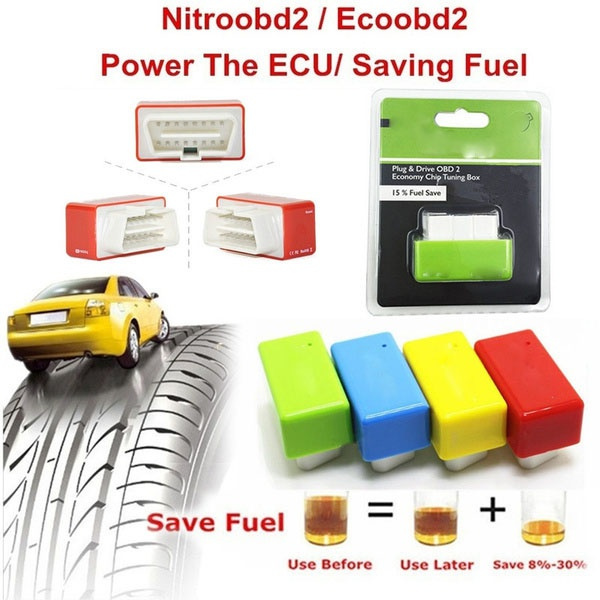 1 Pc New EcoOBD2 Economy Car Vehicle Full Chip Tuning Box Gas Diesel ...