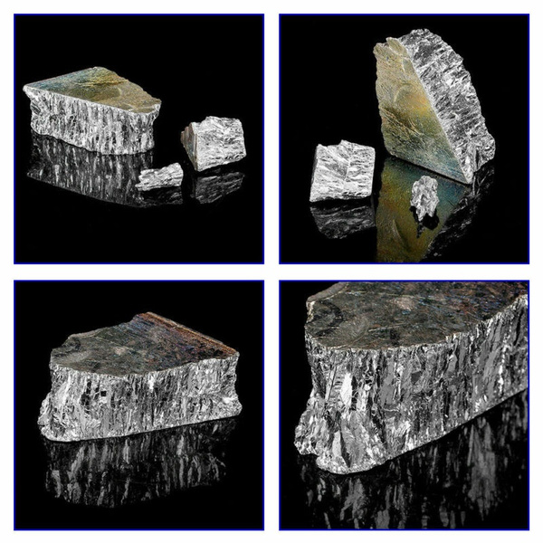50g 100g 500grams Pure Bismuth Ingot 99.995% Bismuth Solid Particles ...