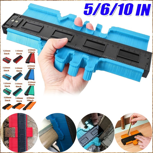 5/6/10 inch multifunctional contour profiler meter profile copy meter ...