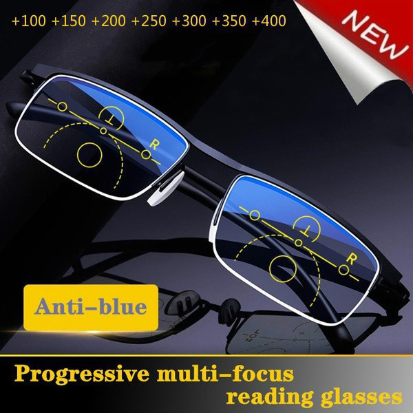 Intelligent Progressive Reading Glasses for Men Women Near and Dual-use ...