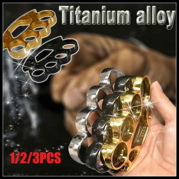 Fiber Four-finger Brass Knuckle Self-defense Weapon,playboy,portachiavi ...