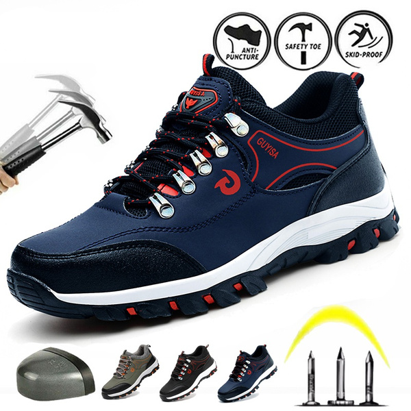 Safety shoes shoes men's anti-smashing anti-piercing wear-resistant ...
