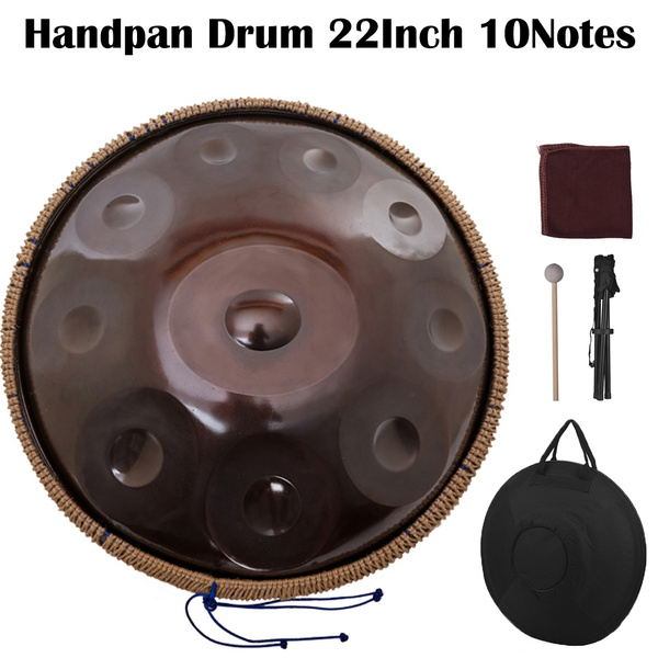 Ammoon 22 Inches 9/10 Notes Handpan Hand Pan Hand Drum Percussion ...