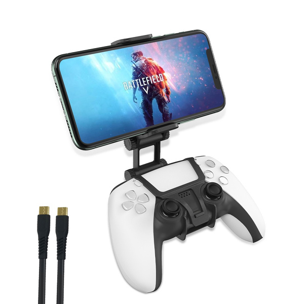 Phone Clip Mount for PS5 Wireless Controller,Mobile Phone Clamp Bracket ...