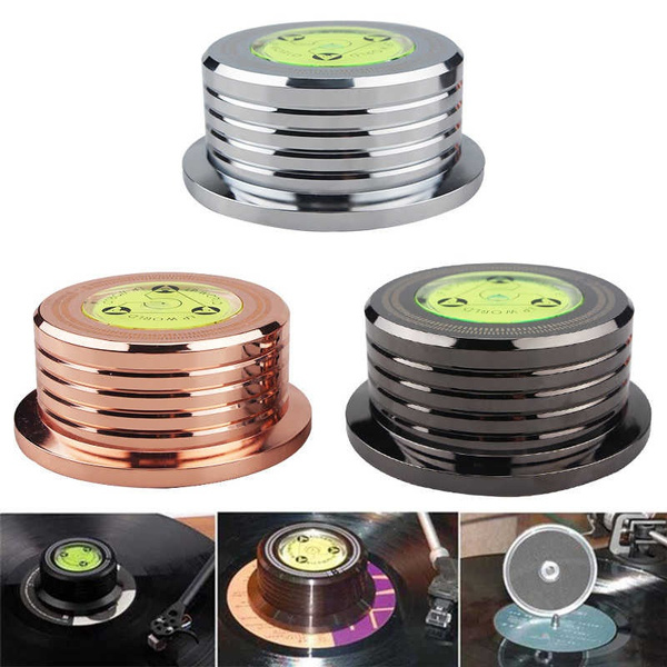 Universal Metal Record Clamp Long-Playing Disc Stabilizer Turntable for ...