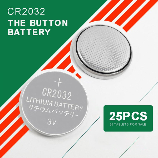 25pcs CR2032 3V Lithium Battery Button Cell Coin Batteries | Wish