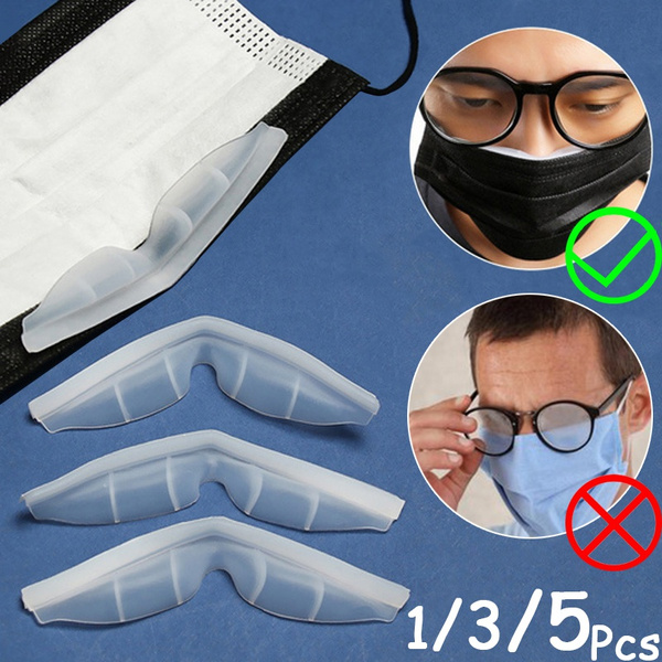 1/3/5pcs Glasses Anti-Fog Nose Bridge Pads for Mask Wrapped Fix ...