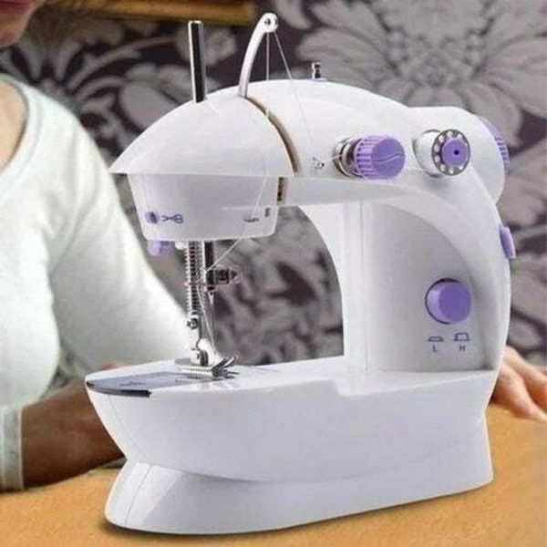 Mini Handheld Pedal Sewing Machines Dual Speed Double Thread ...