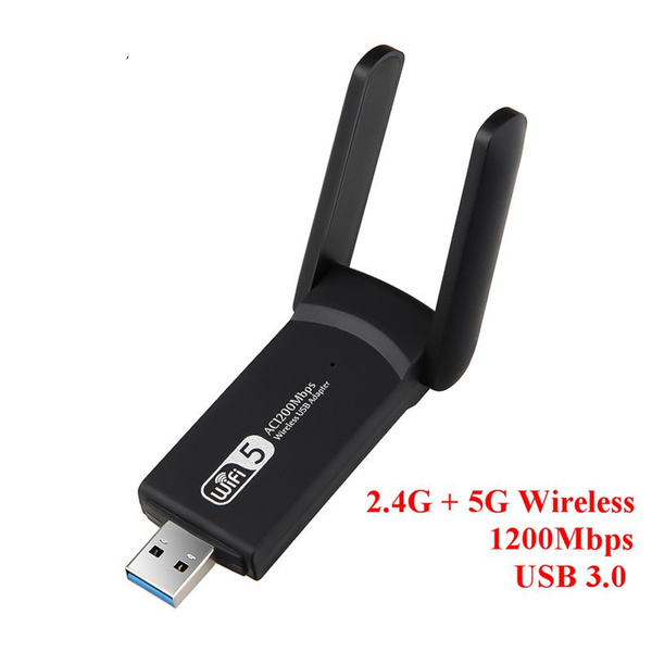 Universal Mini Network Card Laptop 2.4G 5.8G WiFi USB3.0 Dual Antenna ...