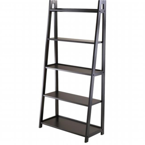Adam 5-Tier A-Frame Shelf - Black | Wish