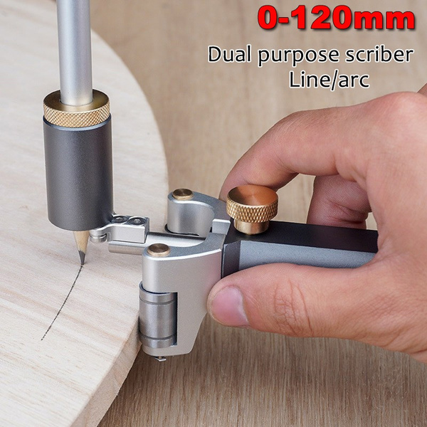 0-120mm DIY WoodWorkingLinear Arc Scriber Tool Multifunctional Marking ...