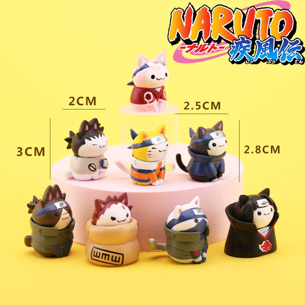 8 Types Anime Naruto Blind Box Sasuke Itachi Collectible Action ...