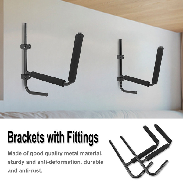 Kayak Rack Canoe Carrier Wall Bracket Paddle Storage Holder With ...