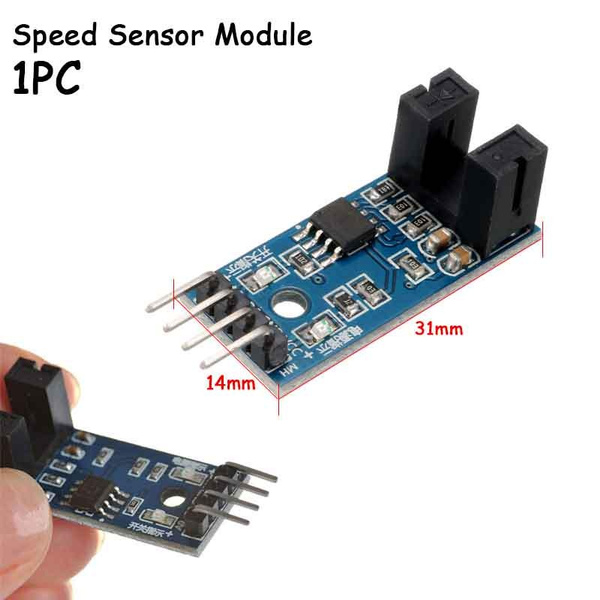 Speed Sensor Module LM393 Motor Measuring Comparator Slot Type IR ...