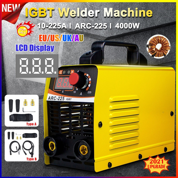 New 110V/220V 225A 4000W IGBT Inverter Welding Machine LCD Display ...