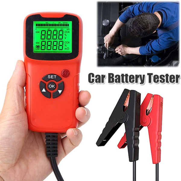 Digital 12V Car Battery Tester Vehicle Car LCD Battery Test Analyzer ...