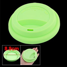 Family Silicone Round Shaped Resuable Sealed Mug Lid Tea Coffee Cup ...