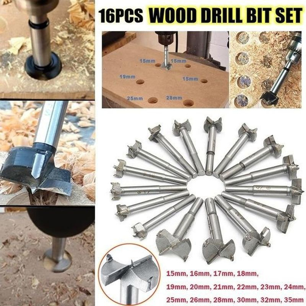 16/5Pcs Cemented Carbide Forstner Drill Bits Set Woodworking Boring ...