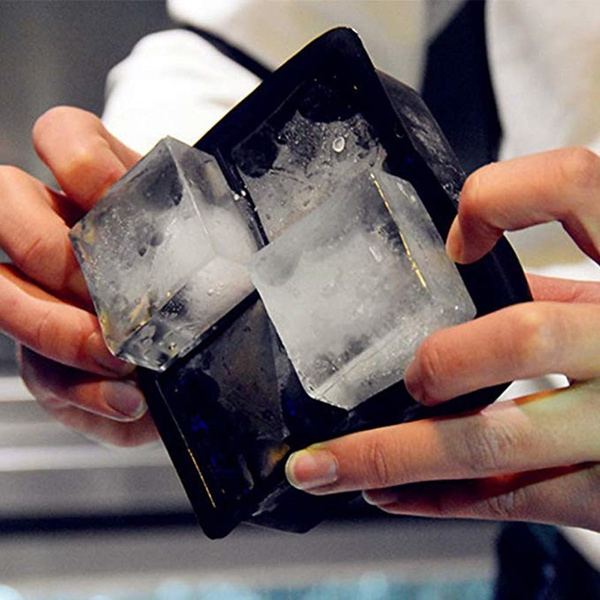 4 squares of silica gel ice cube With cover Quadruple square ice box ...