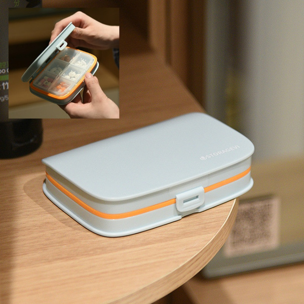 Pill Box Portable Sub-packing Small Pill Box One Week Travel Carry-on ...