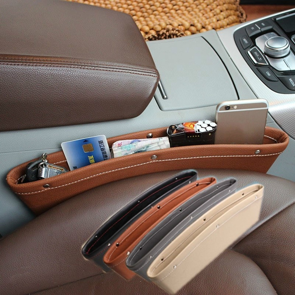 Vehicle Seat Leakage Proof Sundries Bag for Mobile Phone Storage Box ...