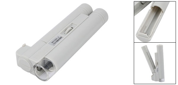 Handheld LED Light Double Tube Scale Microscope 150X Magnifier Loupe | Wish
