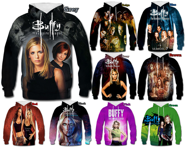 hot Newest Women/Men Buffy The Vampire Slayer 3D Print Tops hoodies | Wish