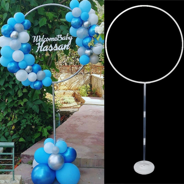 Circle Balloon Arch Frame Balloons Stand Holder Kit Wedding Birthday ...