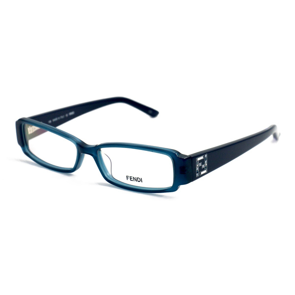 Fendi Eyeglasses Women Petrol Blue Frames Rectangle 50 14 135 F957R 425 ...