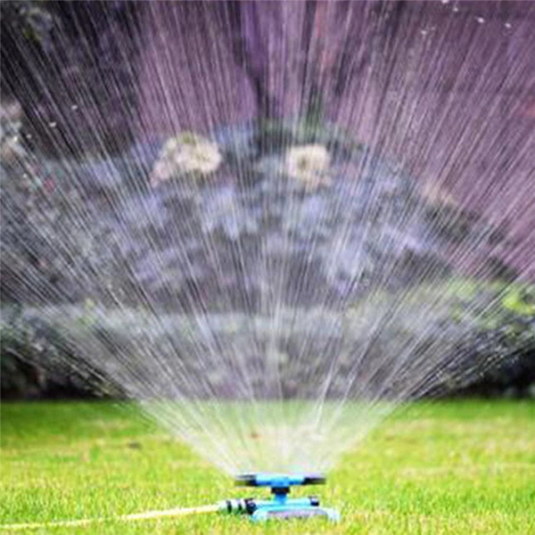 360 Degree Automatic Garden Sprinklers Watering Grass Lawn Rotary ...