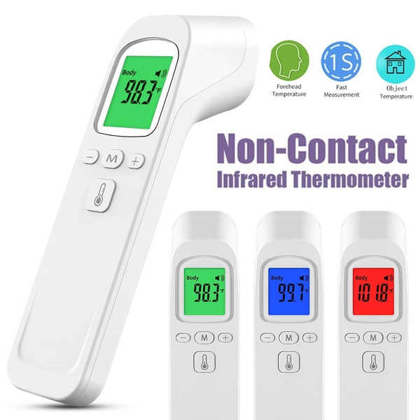 Digital LCD Display Infrared Thermometer Non-Contact Laser Thermometer ...