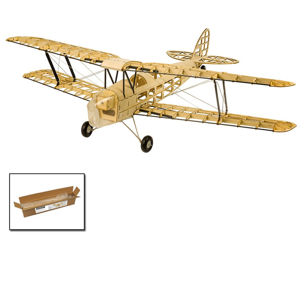 Upgrade Balsa Wood Airplane Kits Mini Tiger Moth Biplane 39" Laser Cut ...