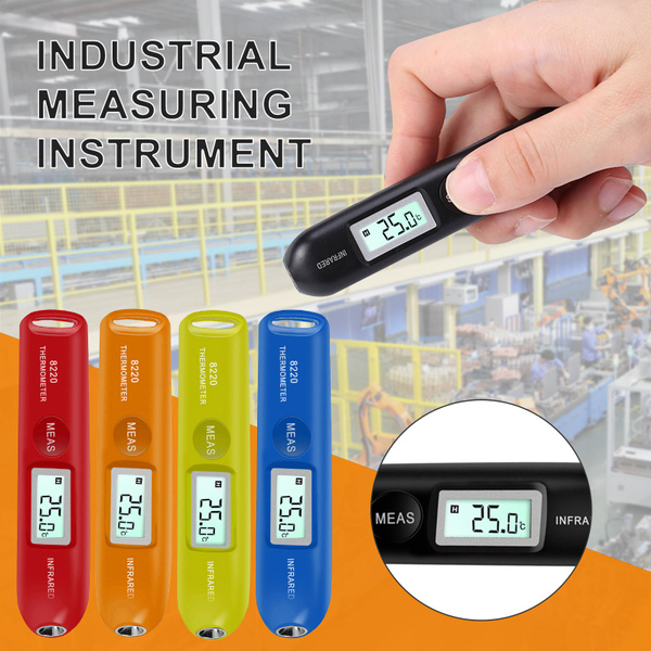 5 Colors Industrial Thermometer Temperature Measuring Pen with LCD ...