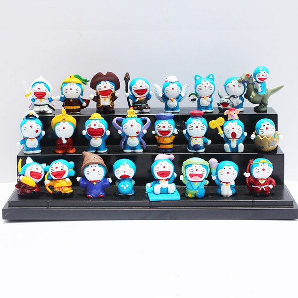 Doraemon figures all 24pcs/lot Nobita Nobi Figure PVC Dolls Shizuka ...