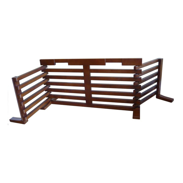 Merry Products Wooden 6 Foot Dog Gate-N-Crate for Small to Medium Pets ...