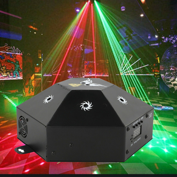 2021 New Laser DMX Projector Stage Lighting RGB DJ Disco LED Light Xmas ...