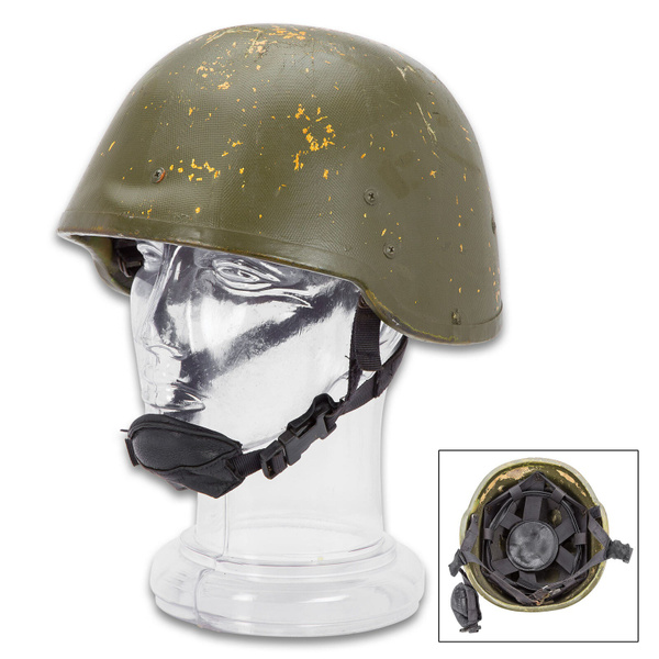 Nato Military Surplus Tactical Camo Helmet With Kevlar Used Itmalllight ...
