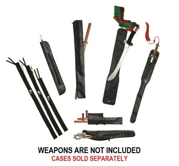 Weapon Carrying Case Tonfa Tai Chi Broad Sword Nunchaku Three Section ...
