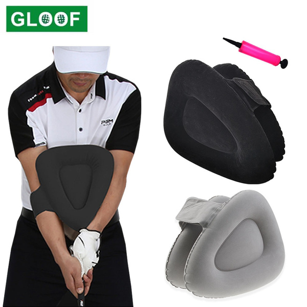 1 Set Triangle Golf Swing Trainer Golf Arm Posture Corrector Inflatable ...