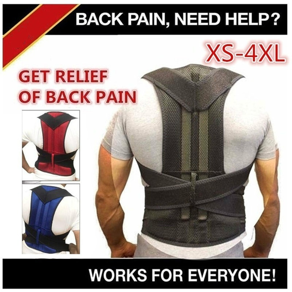 Adult Back with Men and Women Back Correction Band with Support Plate ...