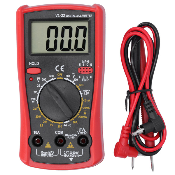Electronic Multimeter LCD Digital Multimeter Voltage Resistance Current ...