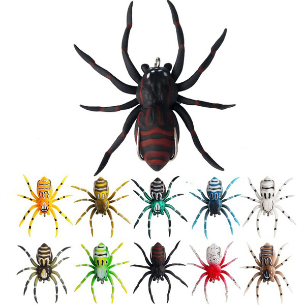 1Pcs New Phantom Spider Fishing Lure Lifelike Artificial Topwater Bait ...