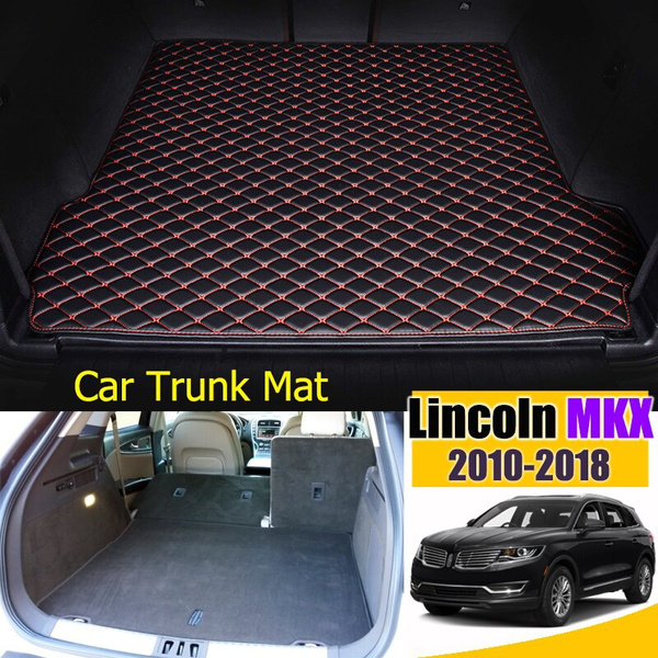 Leather Car Trunk Mat For Lincoln MKX 2010-2018 Cargo Liner Accessories ...
