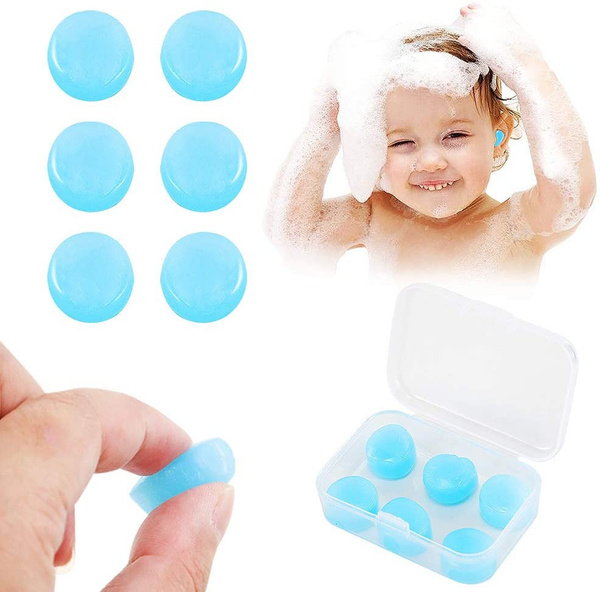 Ear Plugs,Noise Canceling, 3 Pairs Soft Reusable Moldable Silicone ...