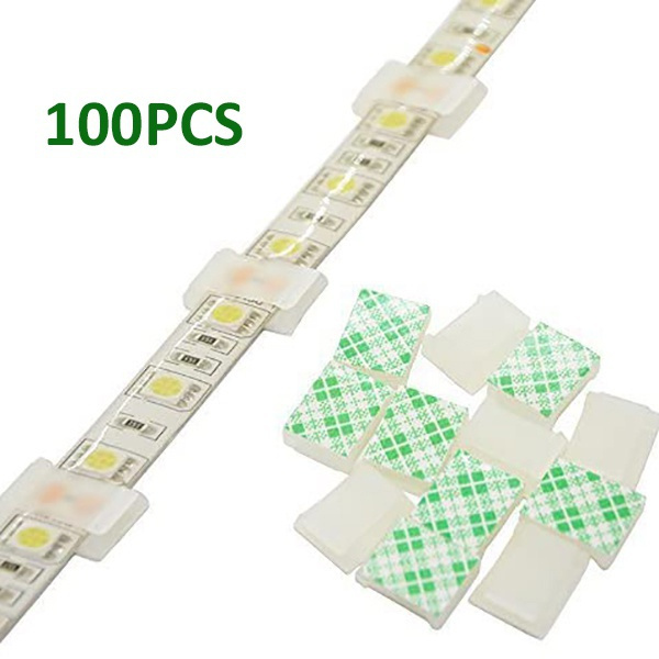 100 Pieces Cord Holder Strip Brackets Holder Wire Holder Adhesive Wire ...
